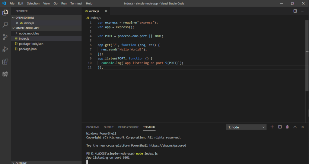 Santanu Pal | Salesforce Blog | Build simple application by Node JS